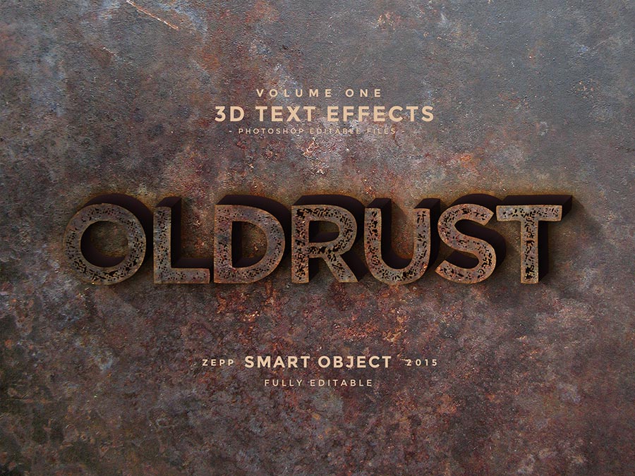 Chia Sẻ Miễn Phí 3D Text Effects Vol.2 – Tổng Hợp Mẫu Hiệu Ứng Chữ 3D